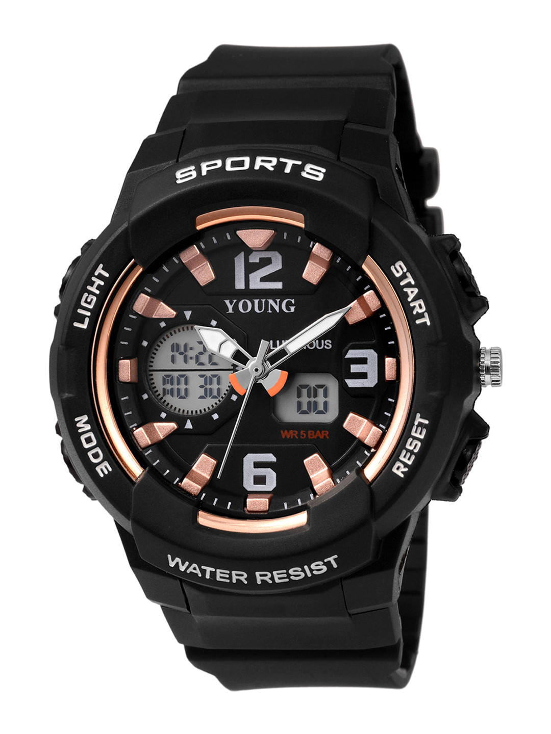 Buy YOUNG MISSION YM 652 BK Unisex Kids Dial & Straps Analogue And ...