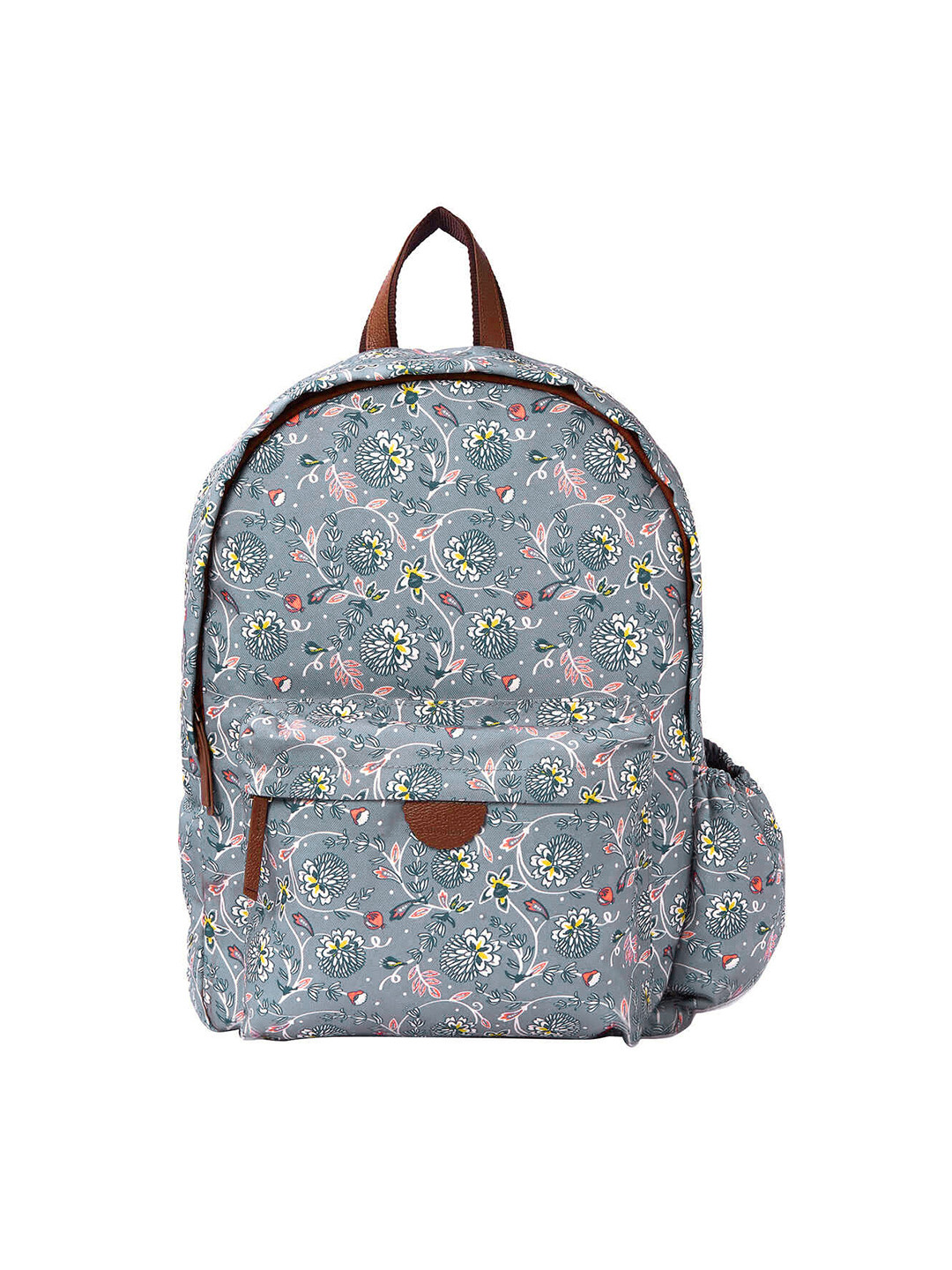 Buy TEAL BY CHUMBAK Women Printed Light Weight Medium Back Pack ...