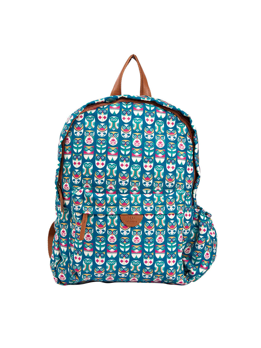 Buy TEAL BY CHUMBAK Women Printed Light Weight Medium Back Pack ...