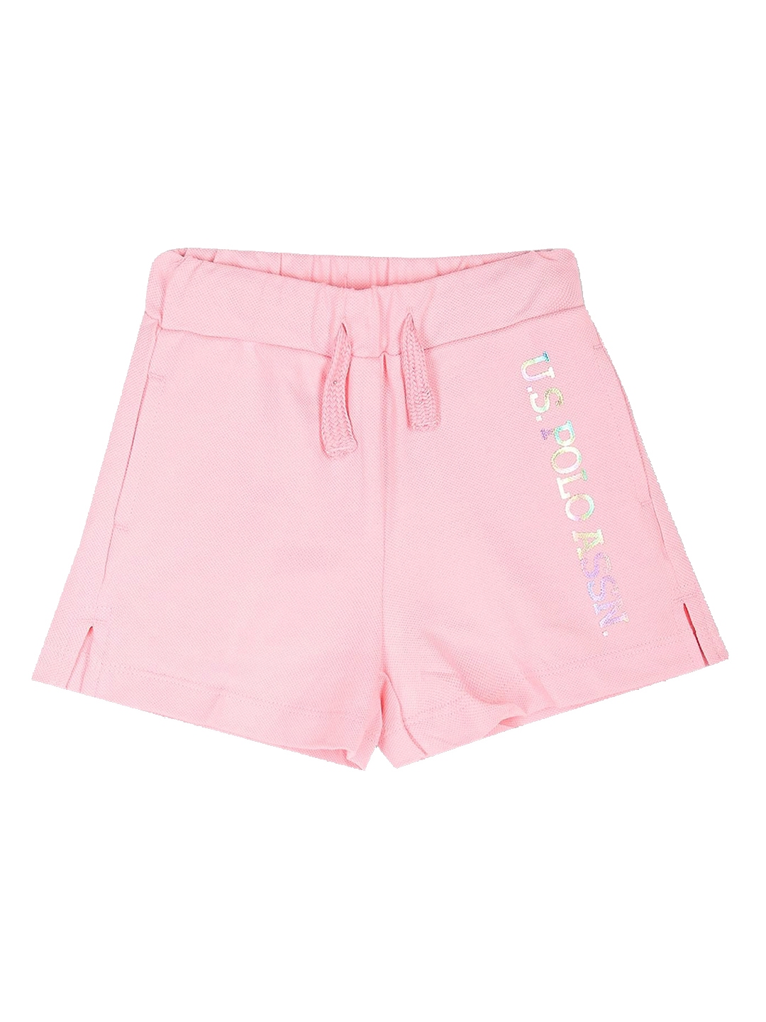 Buy U.S. Polo Assn. Kids Girls Solid Mid Rise Pure Cotton Shorts ... Buy U.S. Polo Assn. Kids Girls Solid Mid Rise Pure Cotton Shorts ...