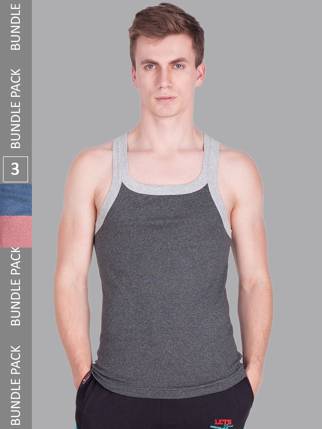 Buy Force Nxt Pack Of 3 Cotton Innerwear Vests Innerwear Vests For