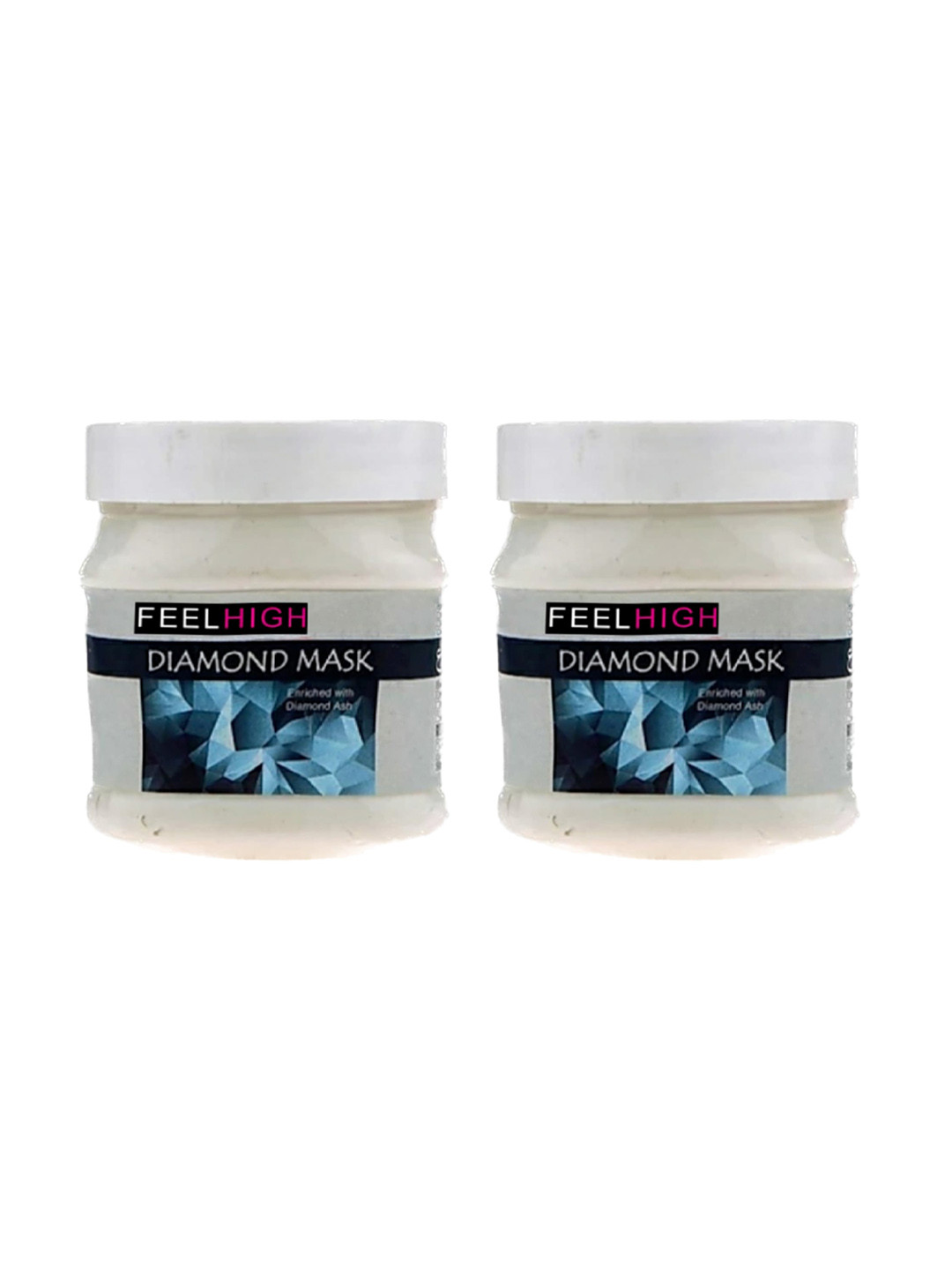 Buy FEELHIGH Set Of 2 Diamond Face Masks 500 Ml Each - Mask And Peel ...