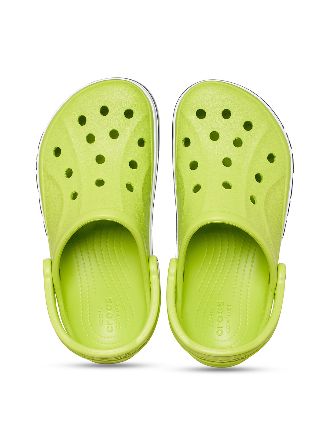 Buy Crocs Cushioned Footbed Croslite Clogs - Flip Flops for Unisex ...