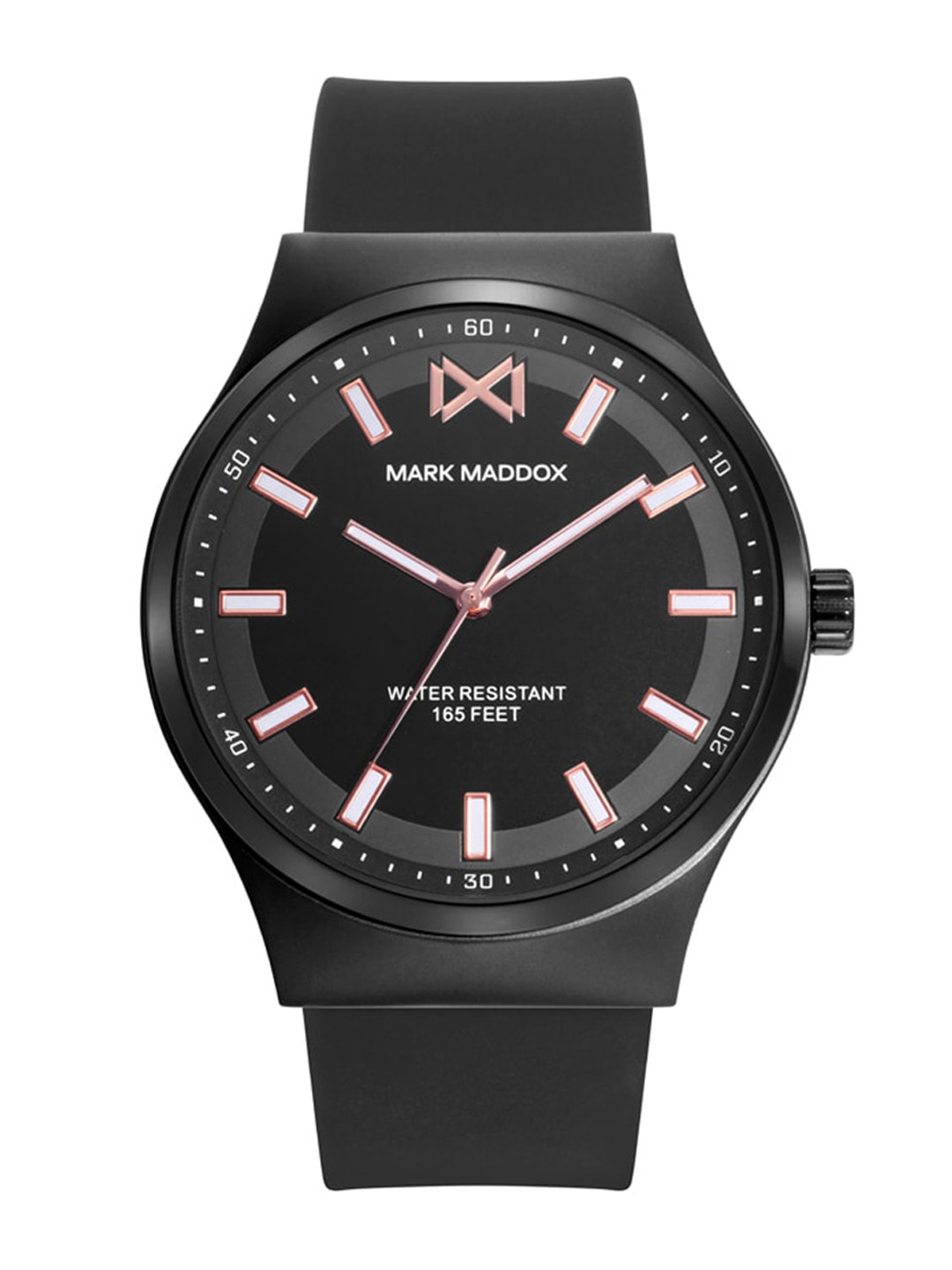 Buy MARK MADDOX Men Leather Straps Analogue Watch HC0113 57 - Watches ...