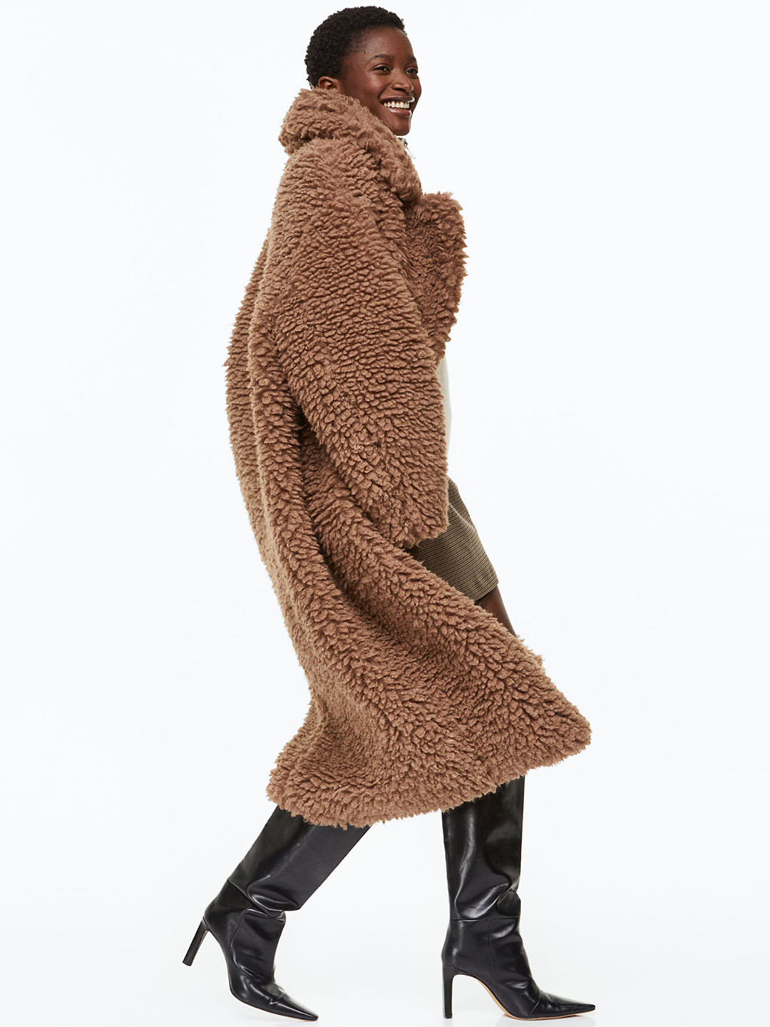 Buy H&M Teddy Coat - Coats for Women 22192392 | Myntra