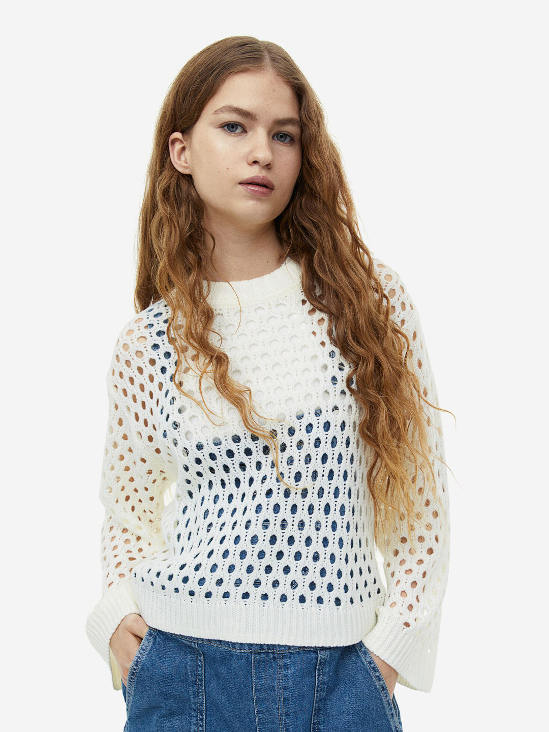 Buy H&M Women Hole Knit Jumper - Sweaters for Women 22199274 | Myntra