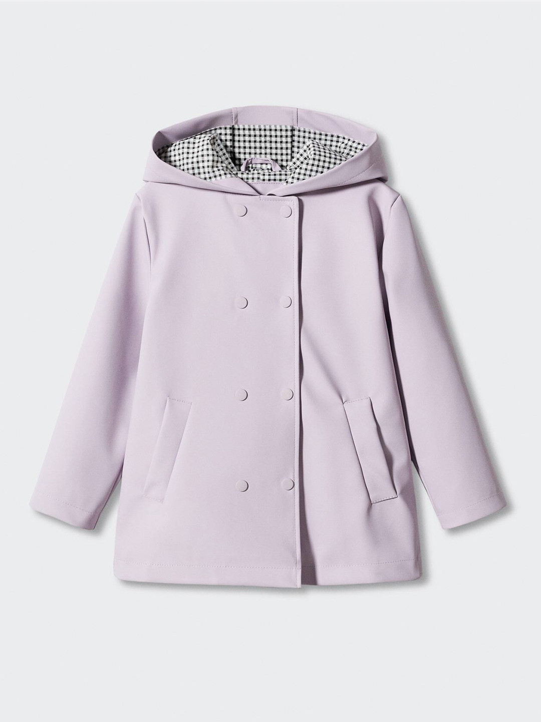 Buy Mango Kids Girls Hooded Longline Tailored Jacket - Jackets for ...