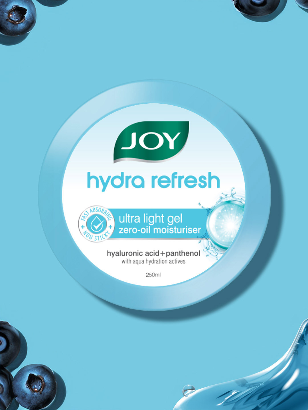 Buy JOY Hydra Refresh Gel Oil Free Moisturizer With Hyaluronic Acid & PanthenoL 250 Ml - Day ...