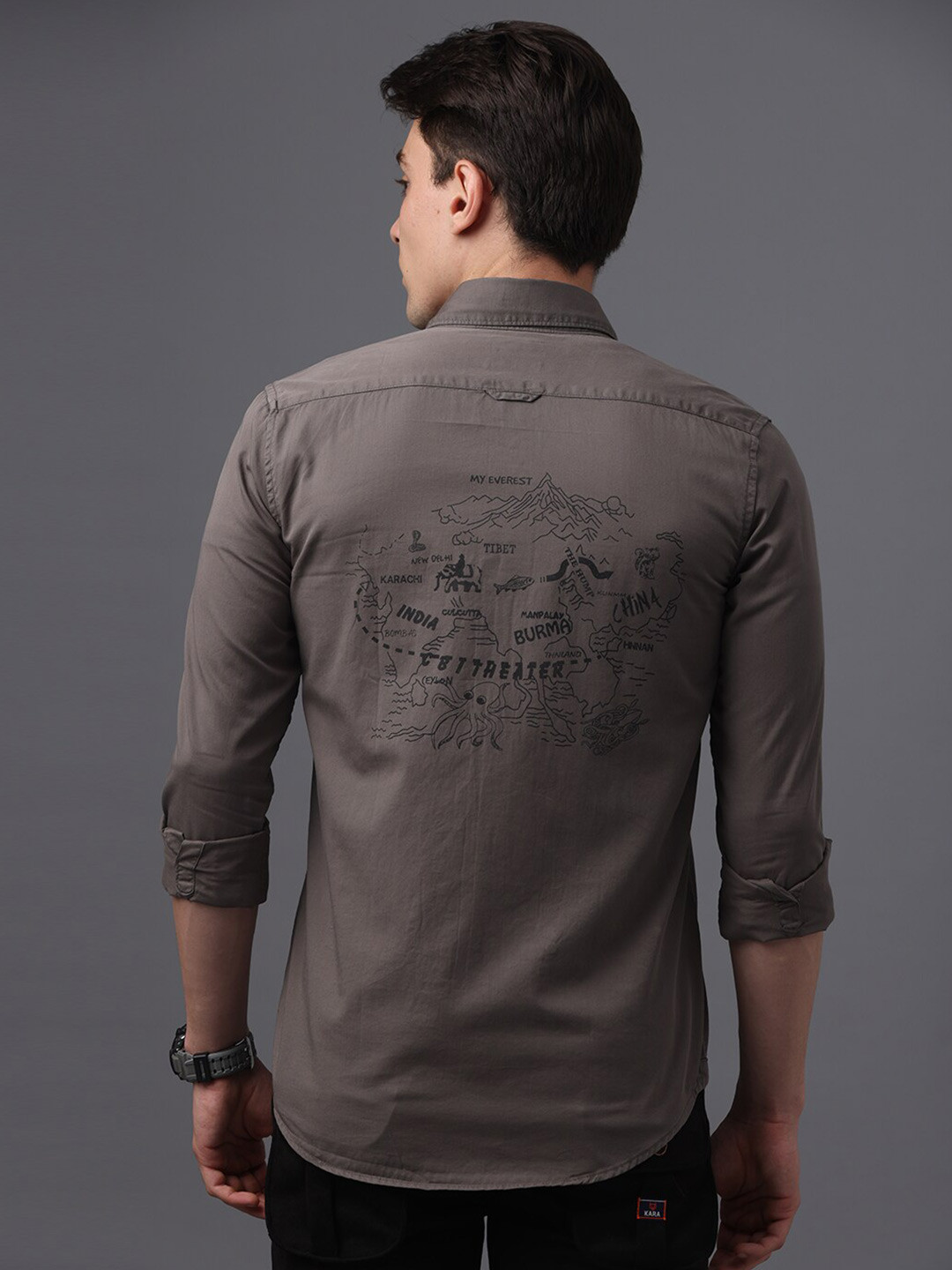 Buy FOGA New Typography Printed Pure Cotton Casual Shirt - Shirts for ...