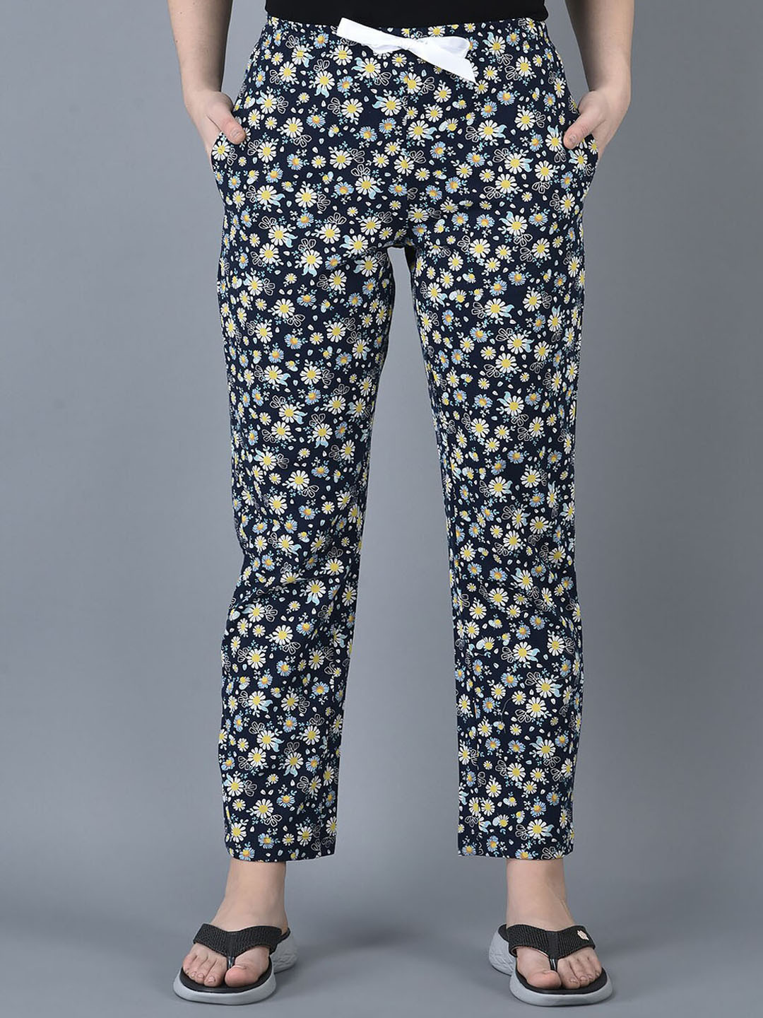 Buy Dollar Missy Printed Cotton Lounge Pants - Lounge Pants for Women ...