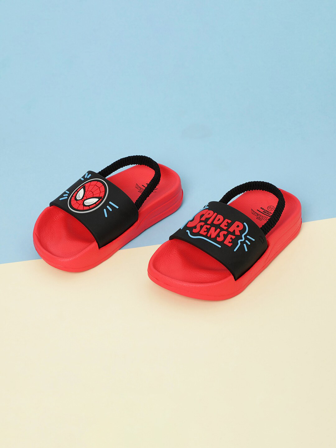 Buy Fame Forever By Lifestyle Boys Spider Man Rubber Sliders - Flip ...