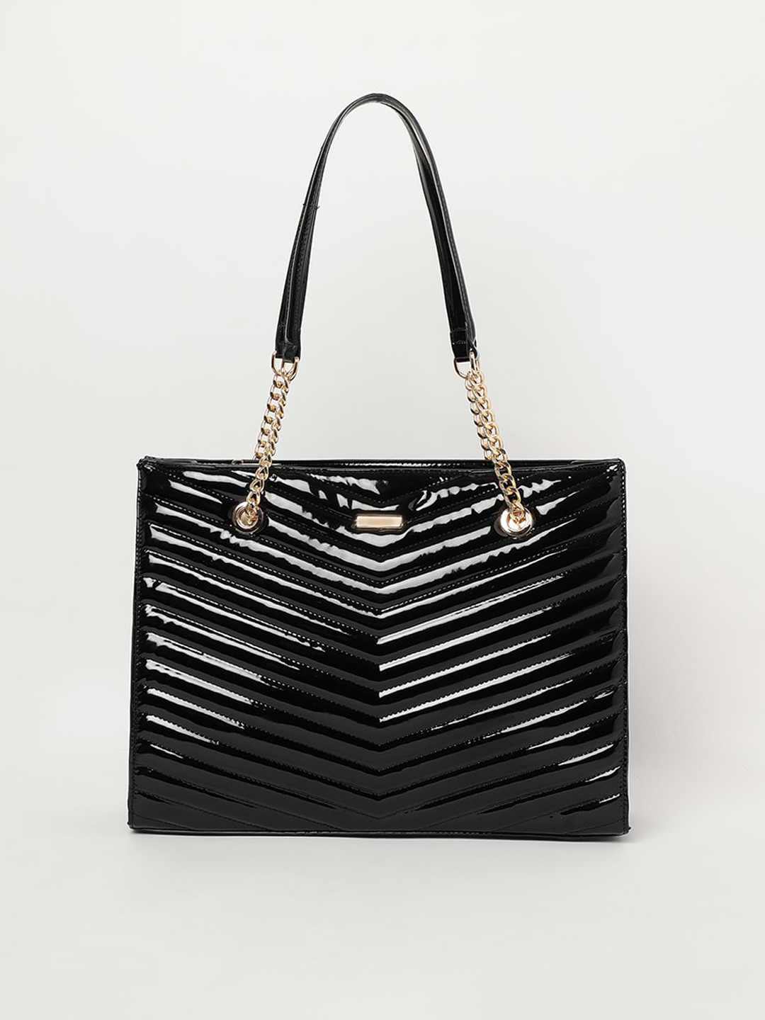 Buy CODE By Lifestyle Textured Structured Shoulder Bag - Handbags for ...