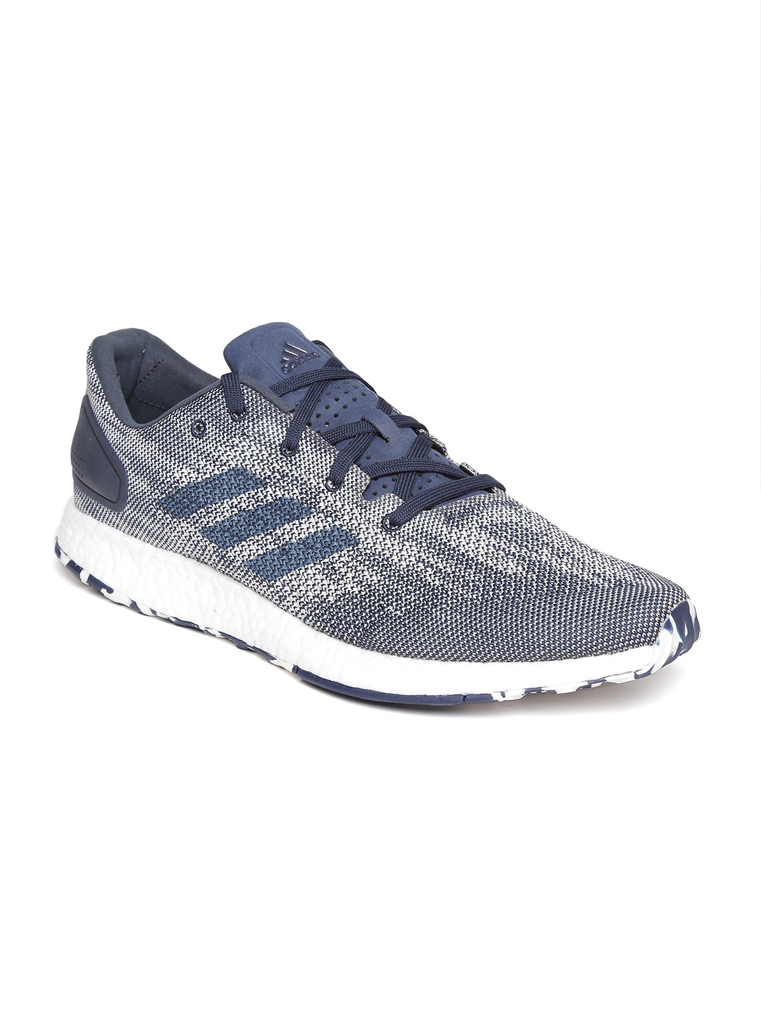 Buy ADIDAS Men Blue & Off White Pureboost DPR Running Shoes - Sports ...