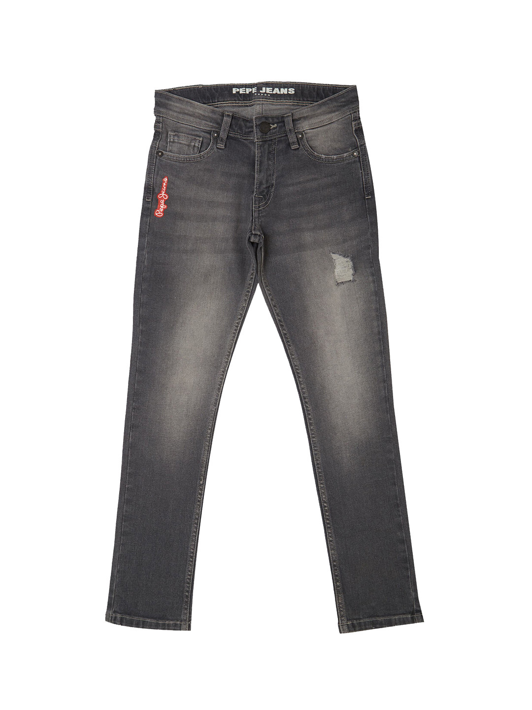 Buy Pepe Jeans Boys Comfort Relaxed Fit Low Distress Heavy Fade Cotton ...