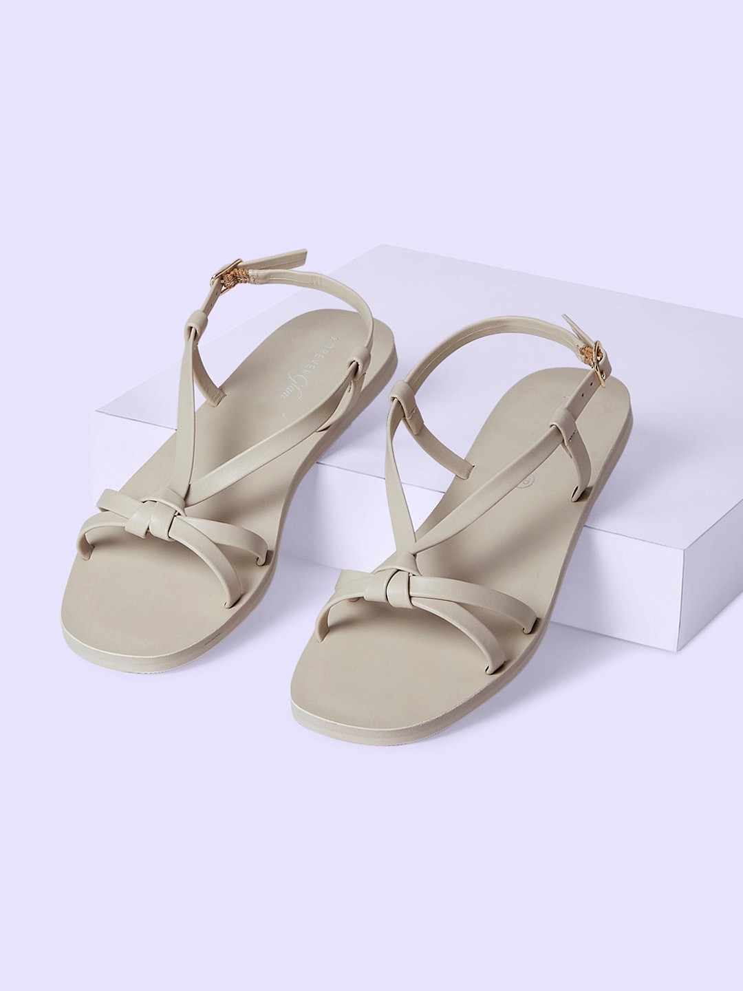 Buy Forever Glam By Pantaloons Women Open Toe Flats With Backstrap