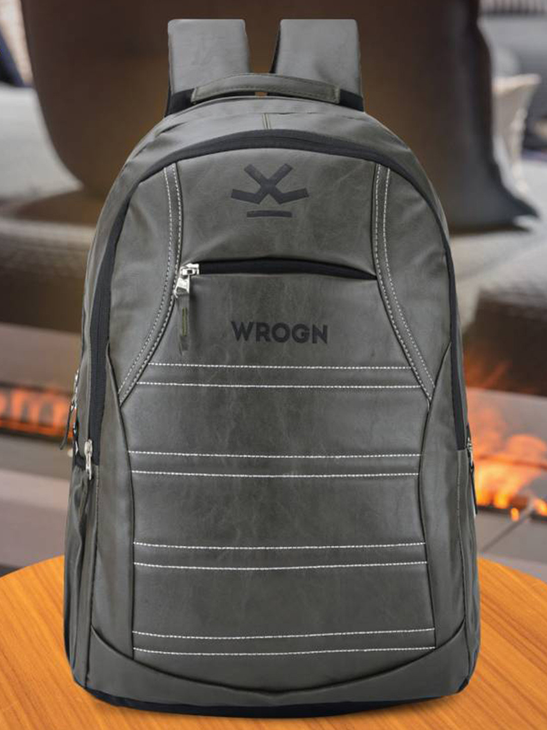 Buy WROGN Ergonomic Water Resistant Backpack With Reflective Strip ...