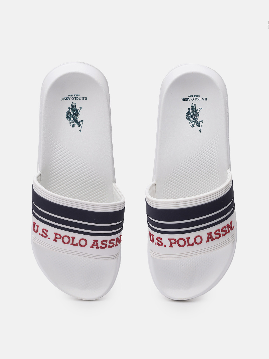 Buy U.S. Polo Assn. Men Nilsson Printed Sliders - Flip Flops for Men ...