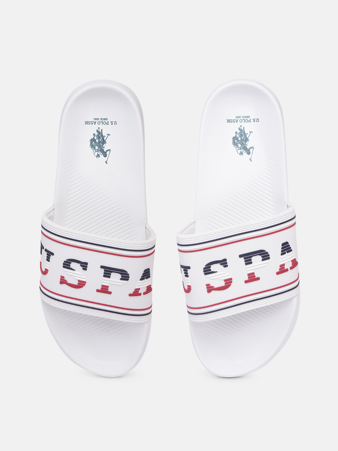 Buy U.S. Polo Assn. Men Printed Sliders - Flip Flops for Men 22228034 ...