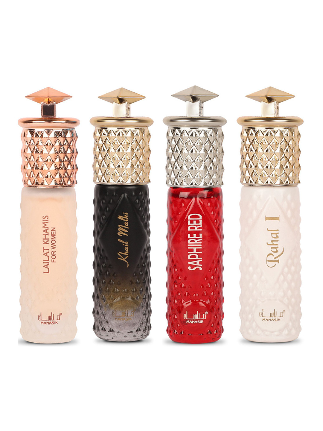 Buy MANASIK Premium Women Set Of 4 Lailat Khamis White Khail Malaki ...