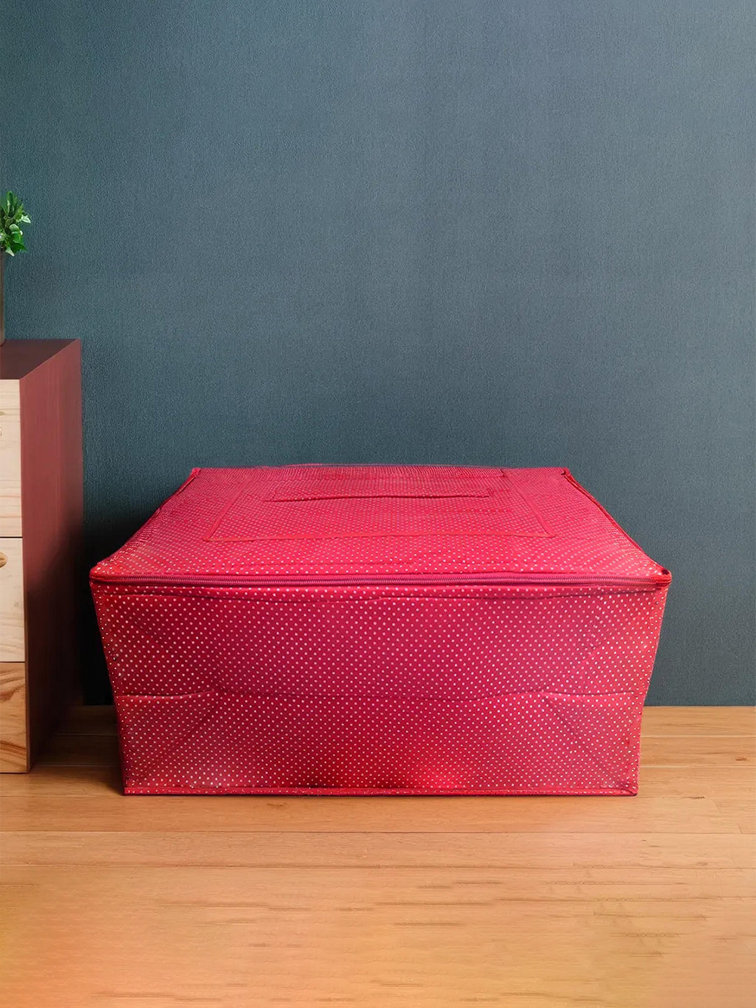 Buy Kuber Industries Red Dot Printed Clothes Storage Bag - Organisers ...