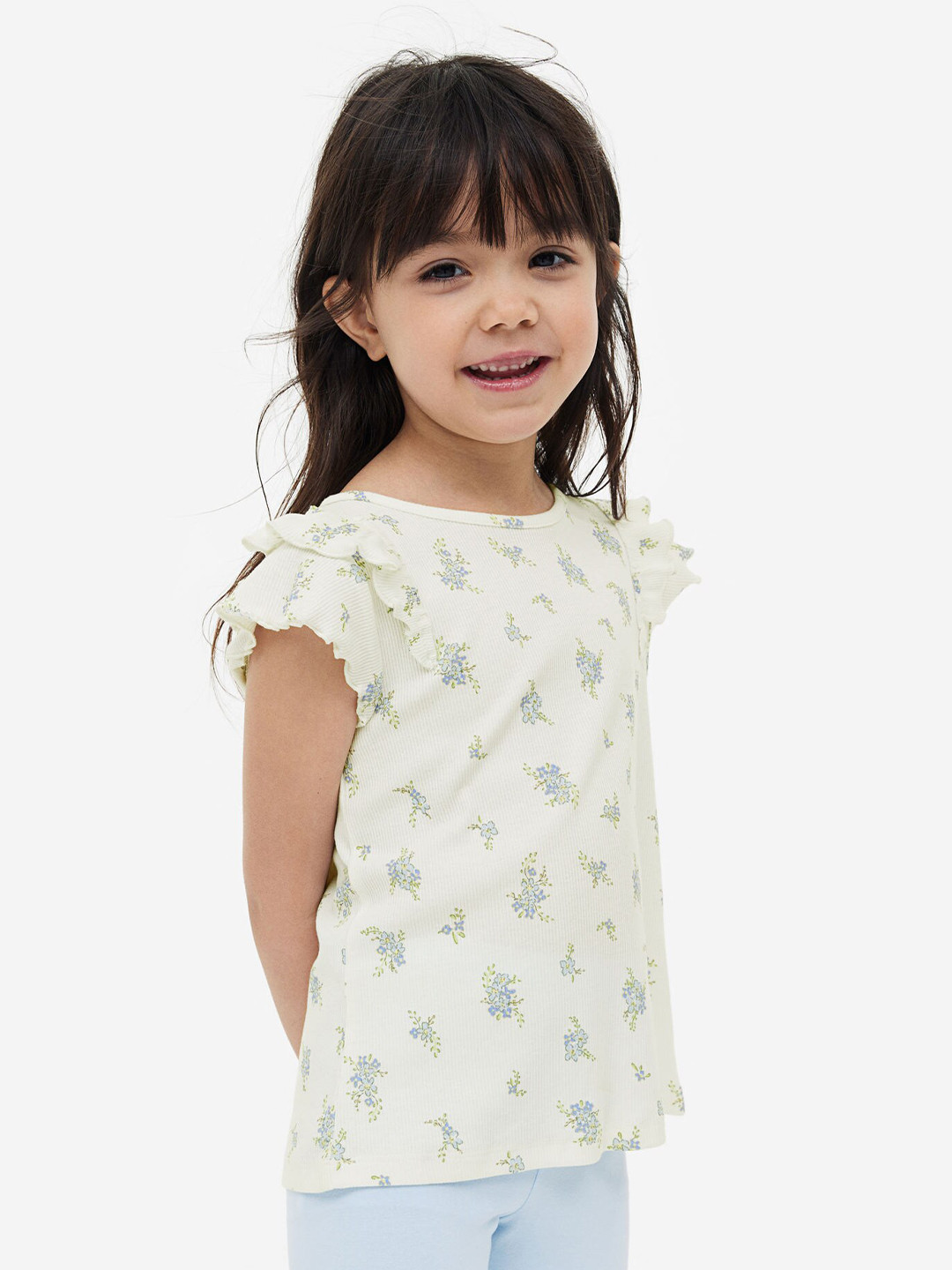 Buy H&M Girls 3 Pack Ribbed Tops - Tops for Girls 22235848 | Myntra