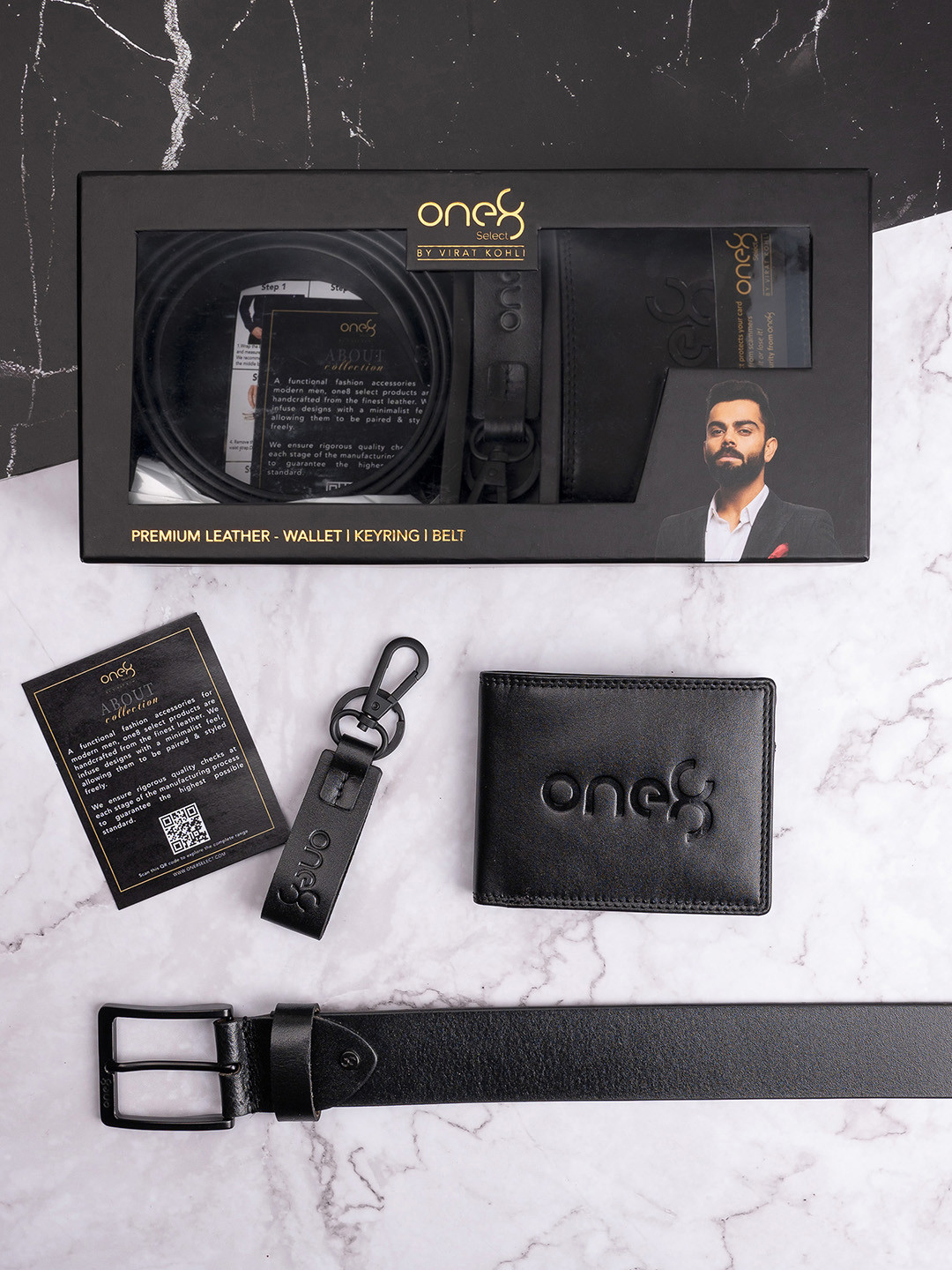 Buy One8 Men 3Pcs Leather Accessory Gift Set - Accessory Gift Set for ...