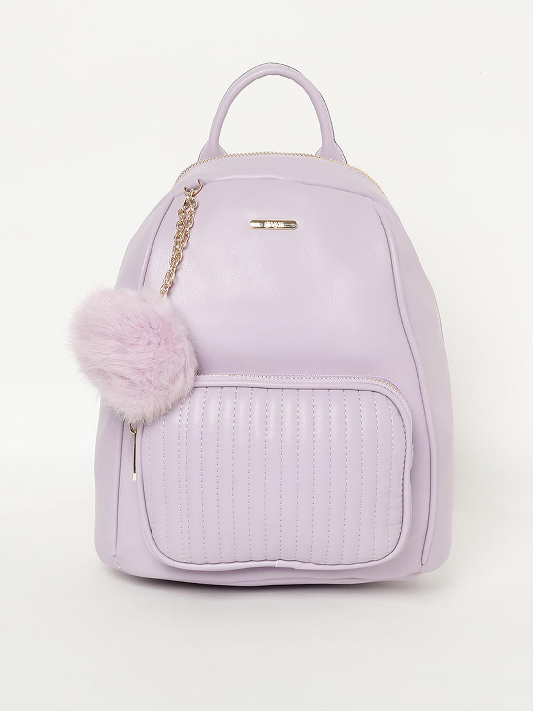 Buy Ginger By Lifestyle Lavender Women Solid Backpack - Backpacks for ...
