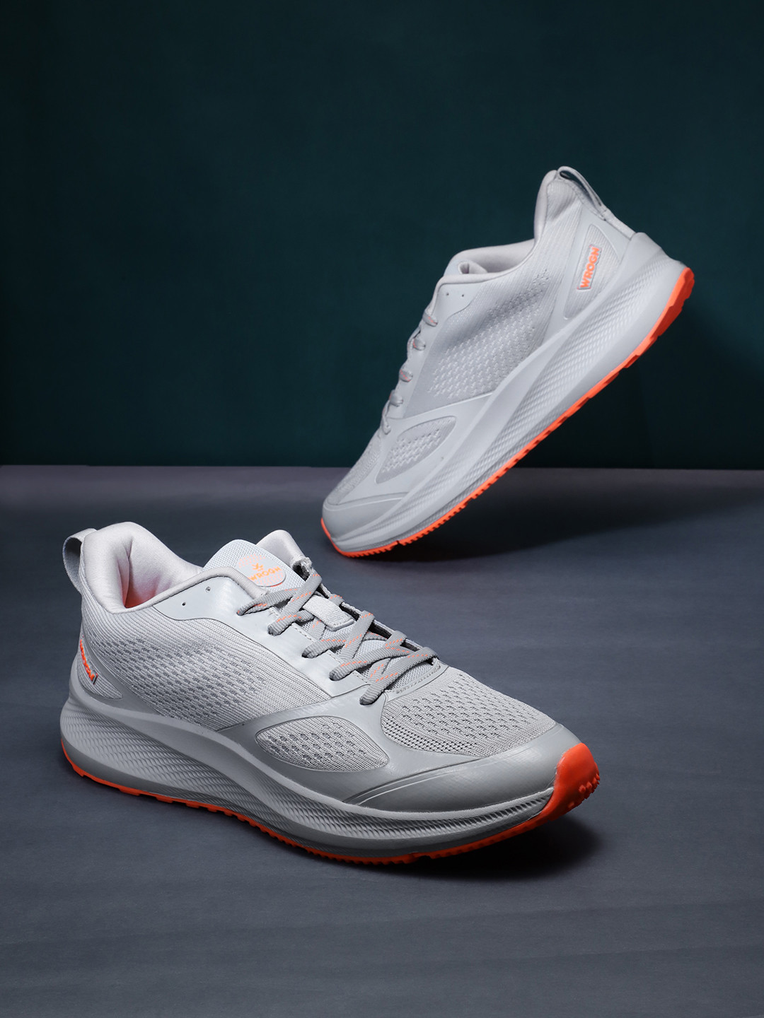 Buy WROGN ACTIVE Men Woven Design Running Shoes - Sports Shoes for Men ...