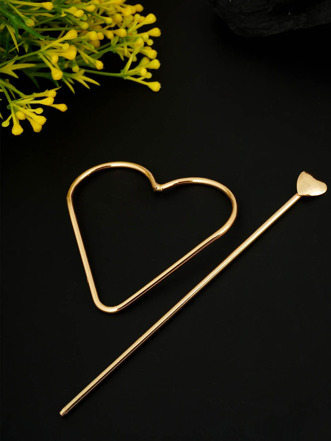 Buy Ferosh Women Set Of 2 Embellished Hair Sticks - Hair Accessory for ...