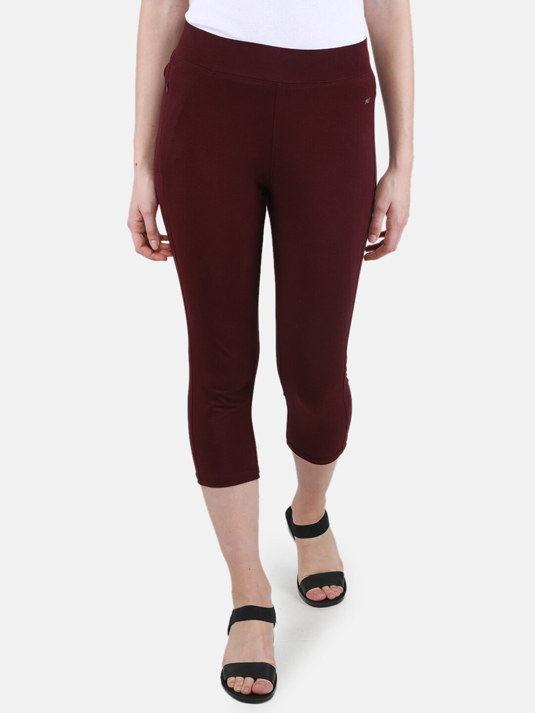 Buy Monte Carlo Women Low Rise Regular Fit Capris - Capris for Women ...