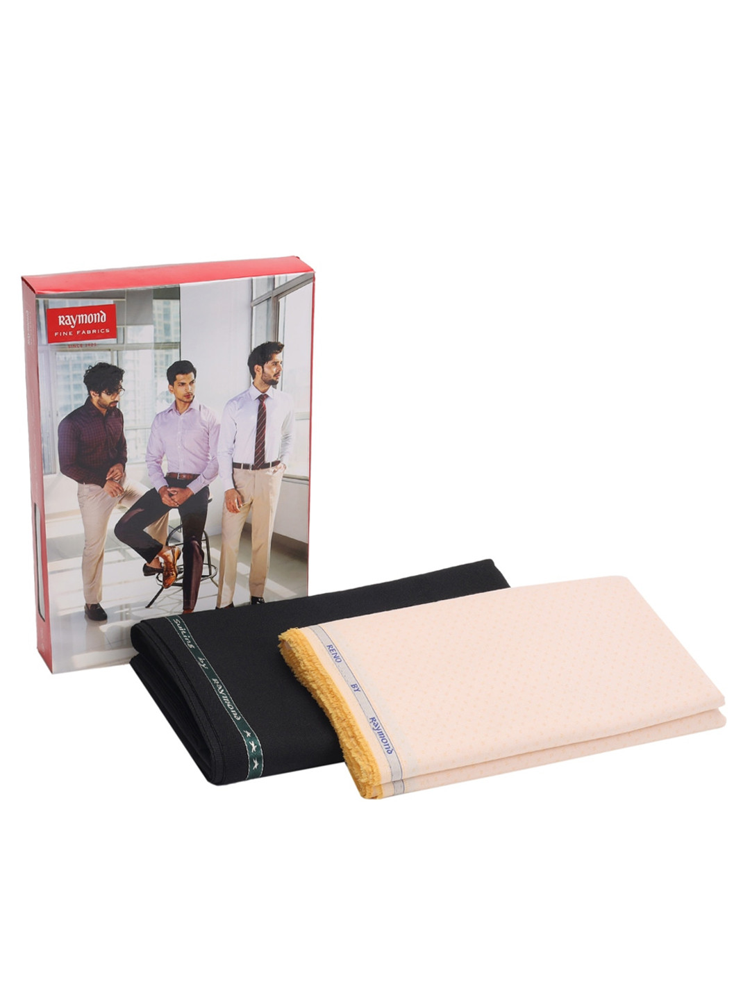 Buy Raymond Men Self Design Shirt And Trouser Clothing Fabric Set ...