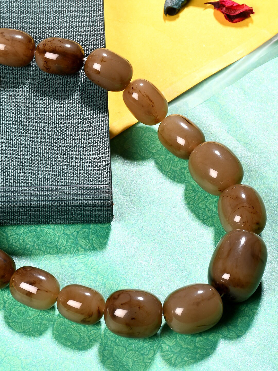 Buy Bamboo Tree Jewels Long Beaded Statement Necklace - Necklace And ...