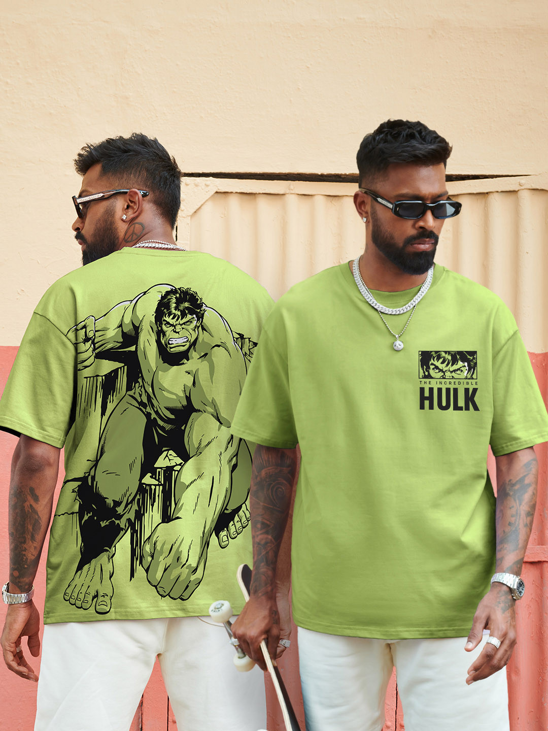 Buy The Souled Store Hulk The Incredible Oversized T Shirts - Tshirts ...