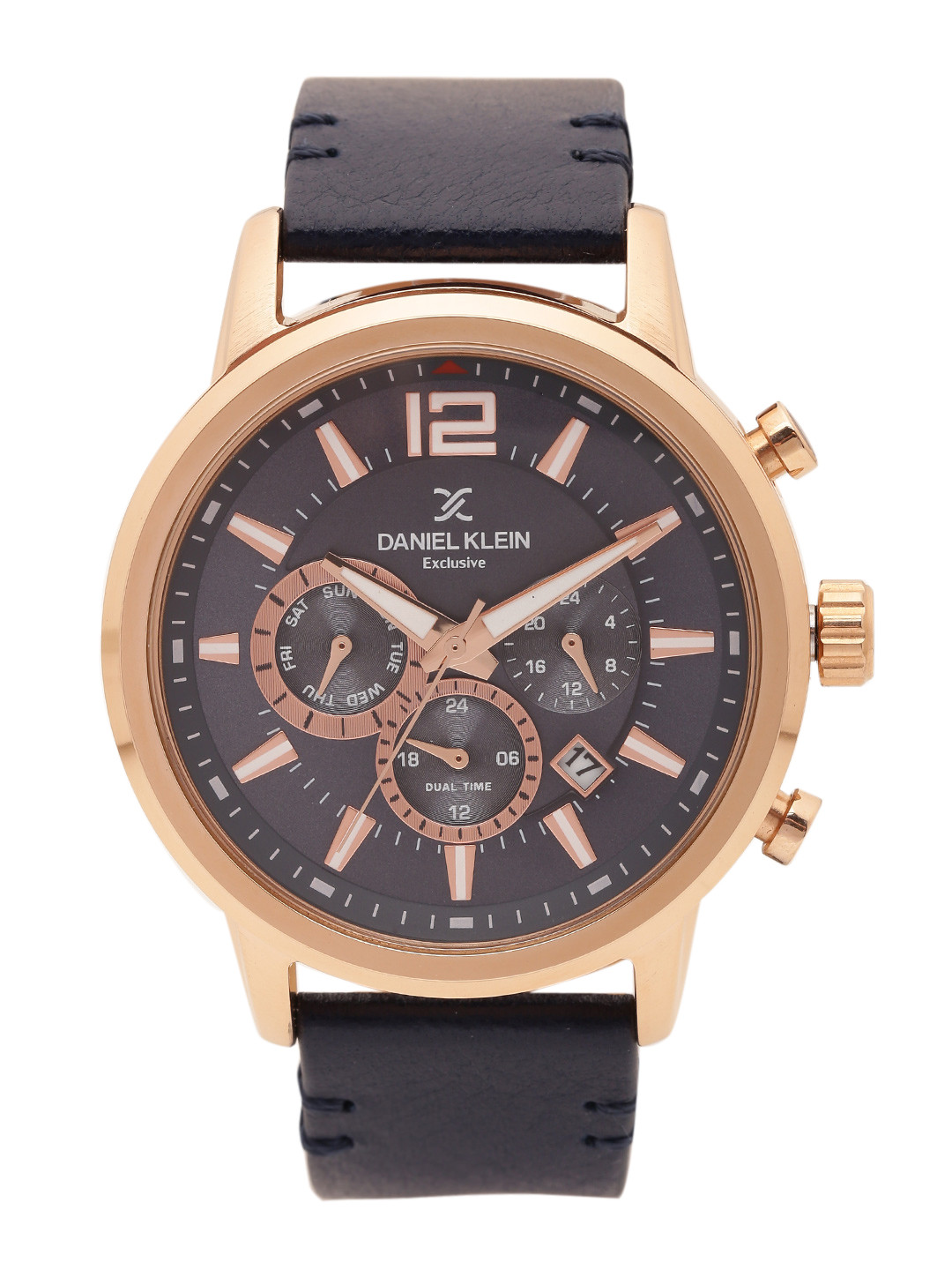 Buy Daniel Klein Exclusive Men Navy Multifunction Analogue Watch ...