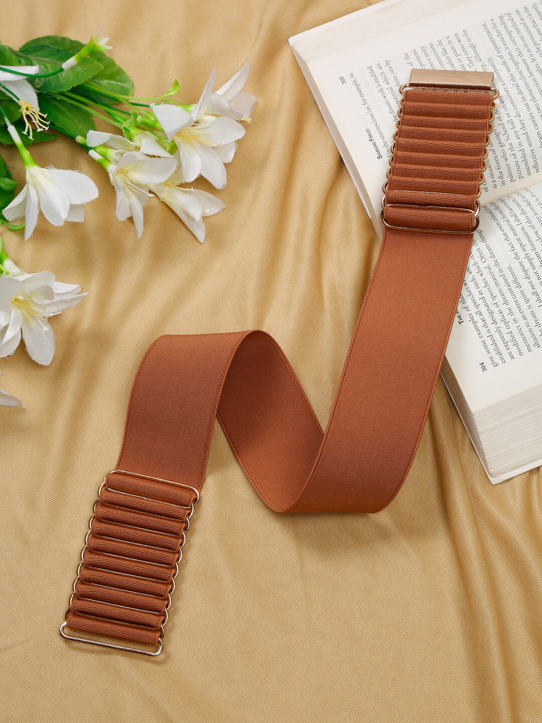 Buy Teakwood Leathers Women Interlock Synthetic Stretchable Belt ...
