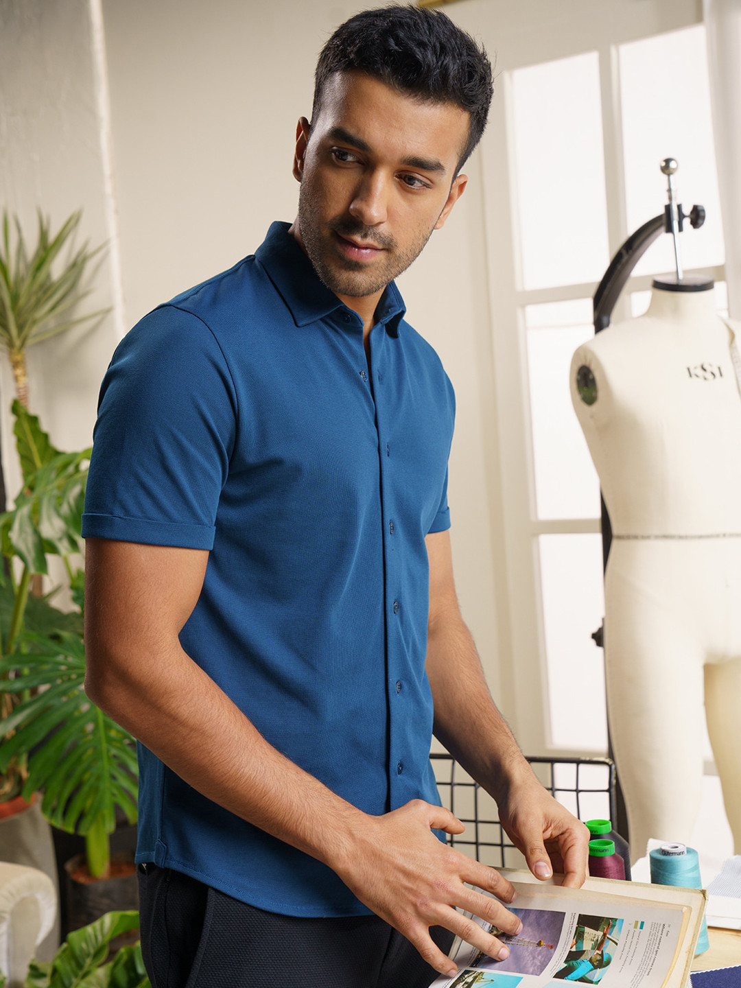 Buy DaMENSCH Constant Cotton Thermoregulating Pique Shirt - Shirts for ...