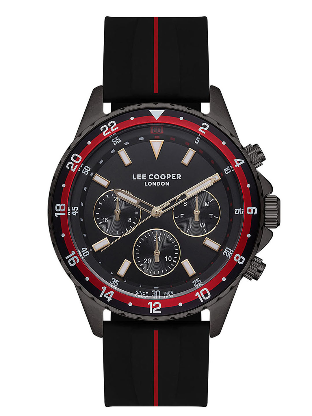 Buy Lee Cooper Men Brass Straps Analogue Multi Function Watch LC07210 ...