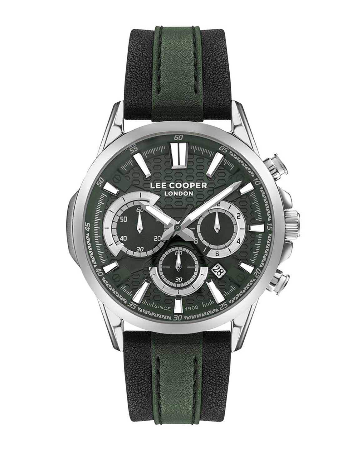 Buy Lee Cooper Men Leather Straps Digital Multi Function Watch LC07493 ...