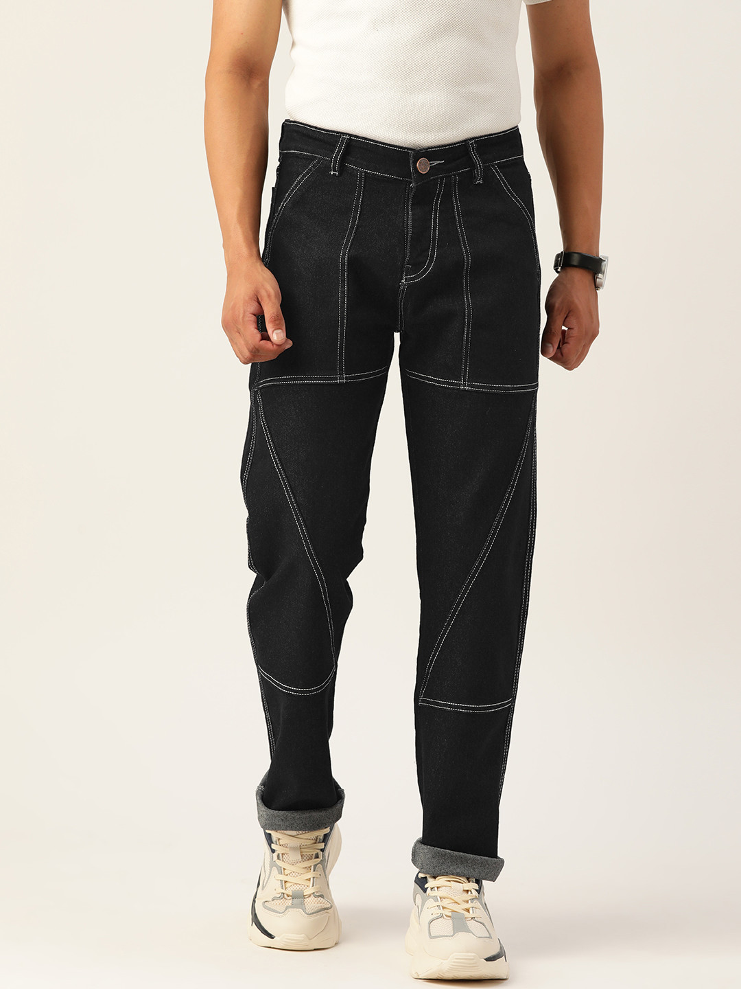 Buy PARIS HAMILTON Relaxed Fit Stretchable Jeans - Jeans for Men ...