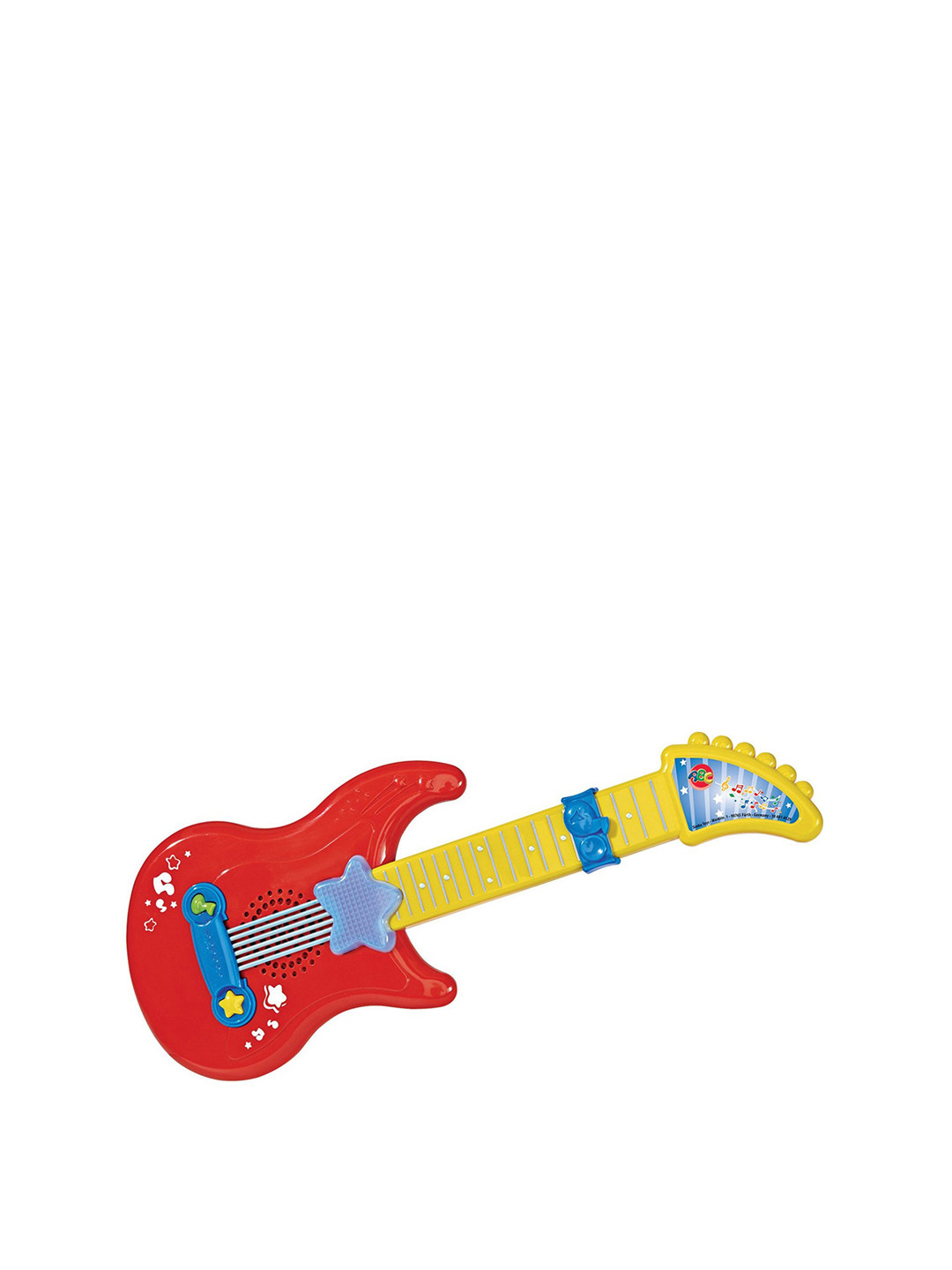 Buy Simba Red & Yellow ABC Baby Guitar With Light And Sound - Musical ...