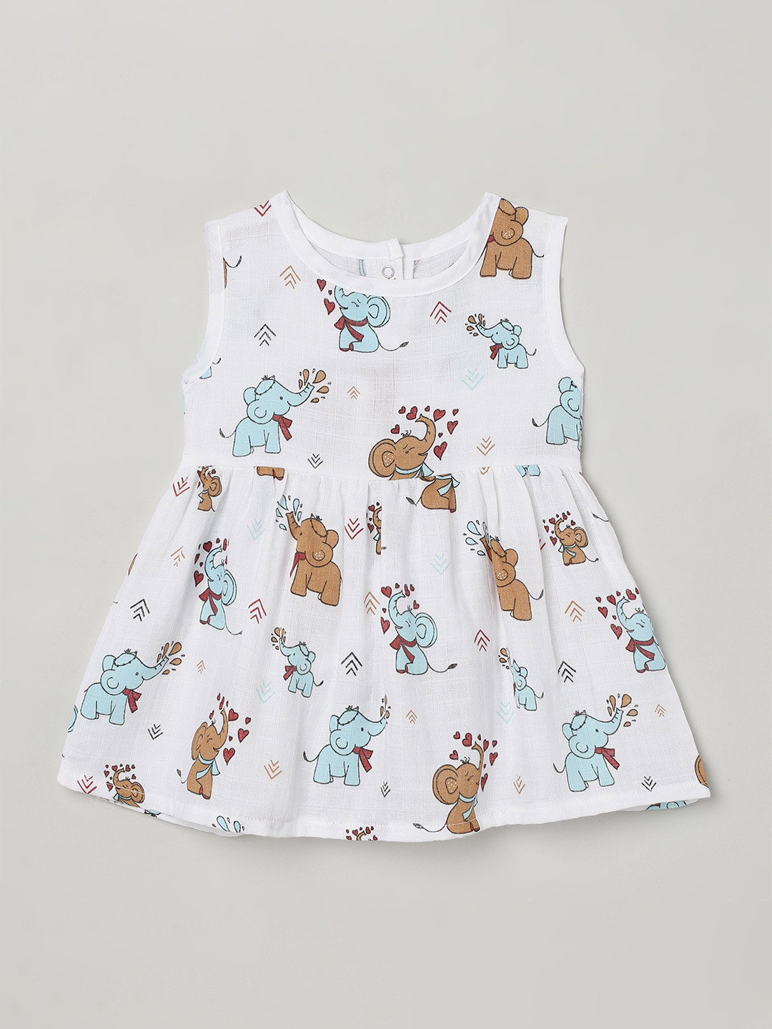 Buy The Boo Boo Club Infant Girls Printed Sustainable Organic Cotton ...