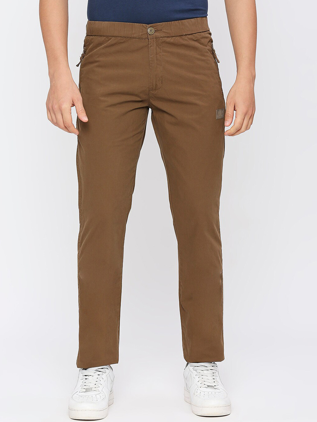 Buy Beevee Men Regular Fit Mid Rise Pure Cotton Track Pants - Track ...