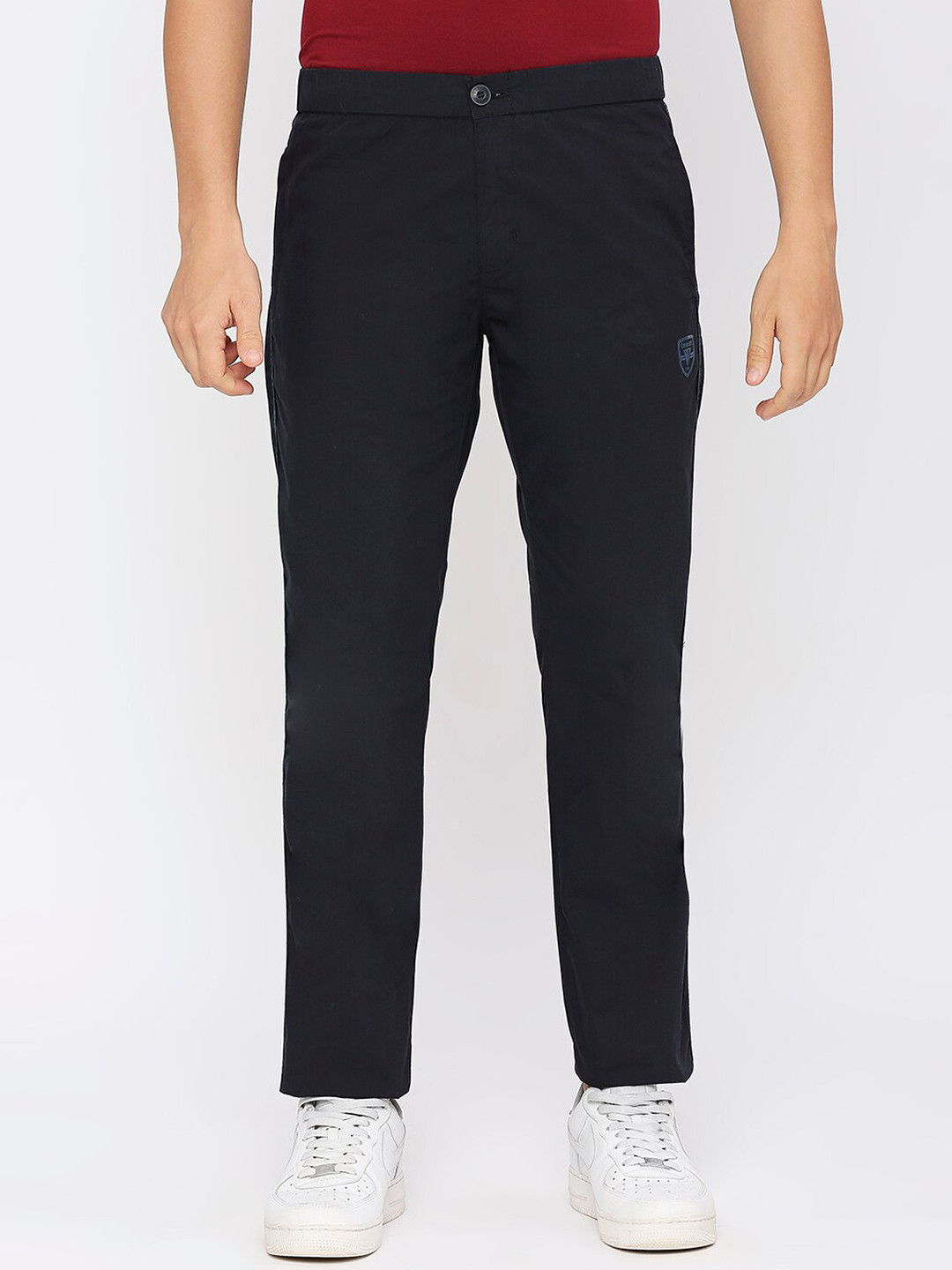 Buy Beevee Men Regular Fit Mid Rise Pure Cotton Track Pants - Track ...