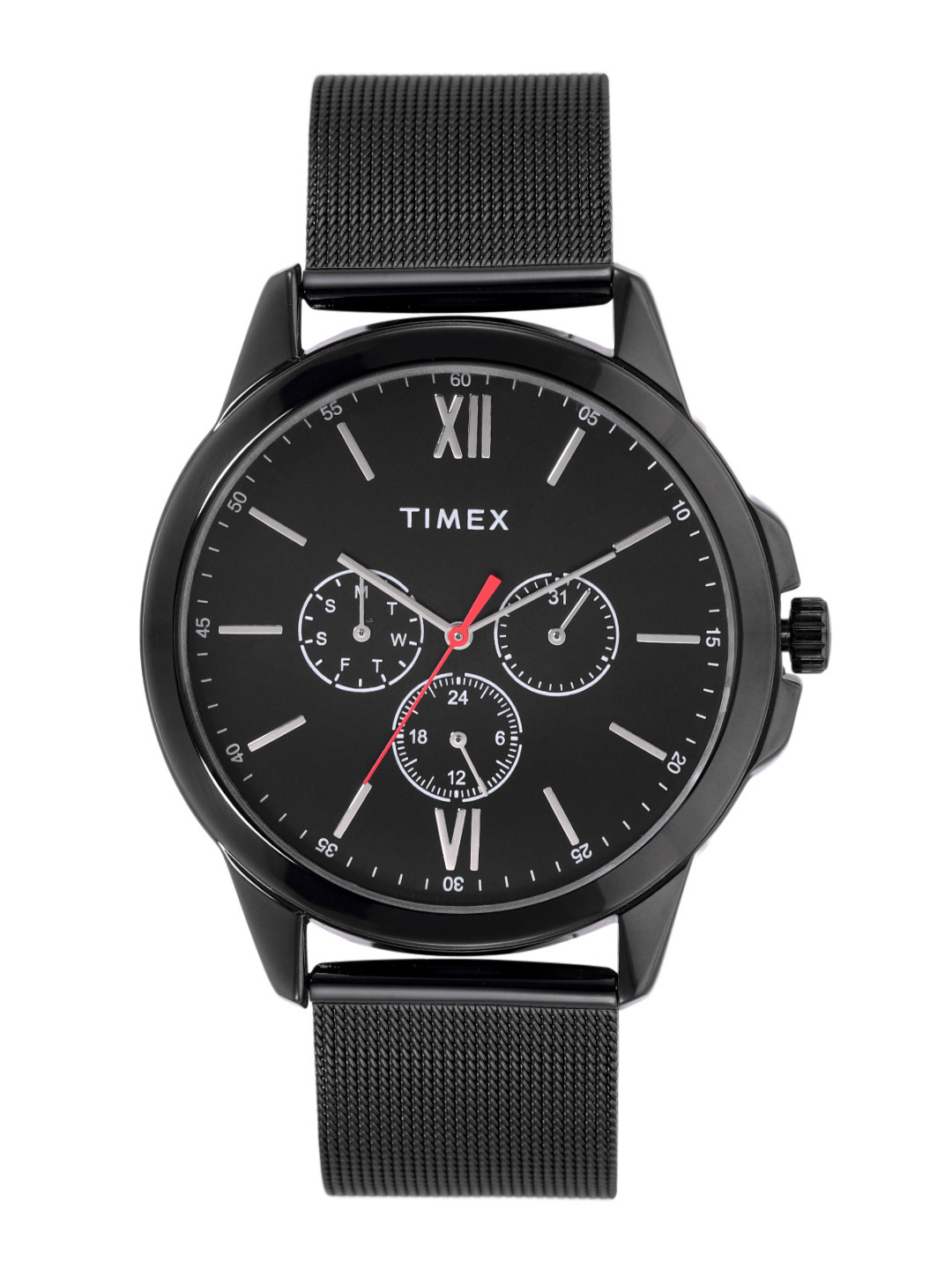 Buy Timex Men Brass Dial & Bracelet Style Straps Analogue Multi ...
