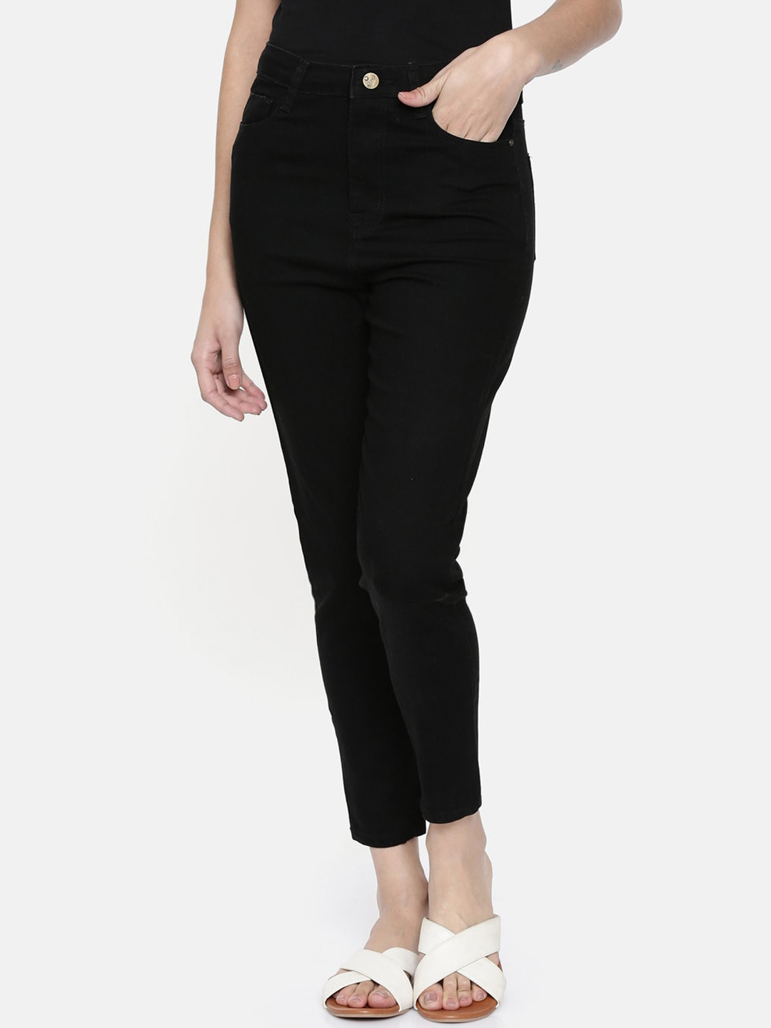 Buy ZHEIA Women Skinny Fit High Rise Stretchable Jeans - Jeans for ...