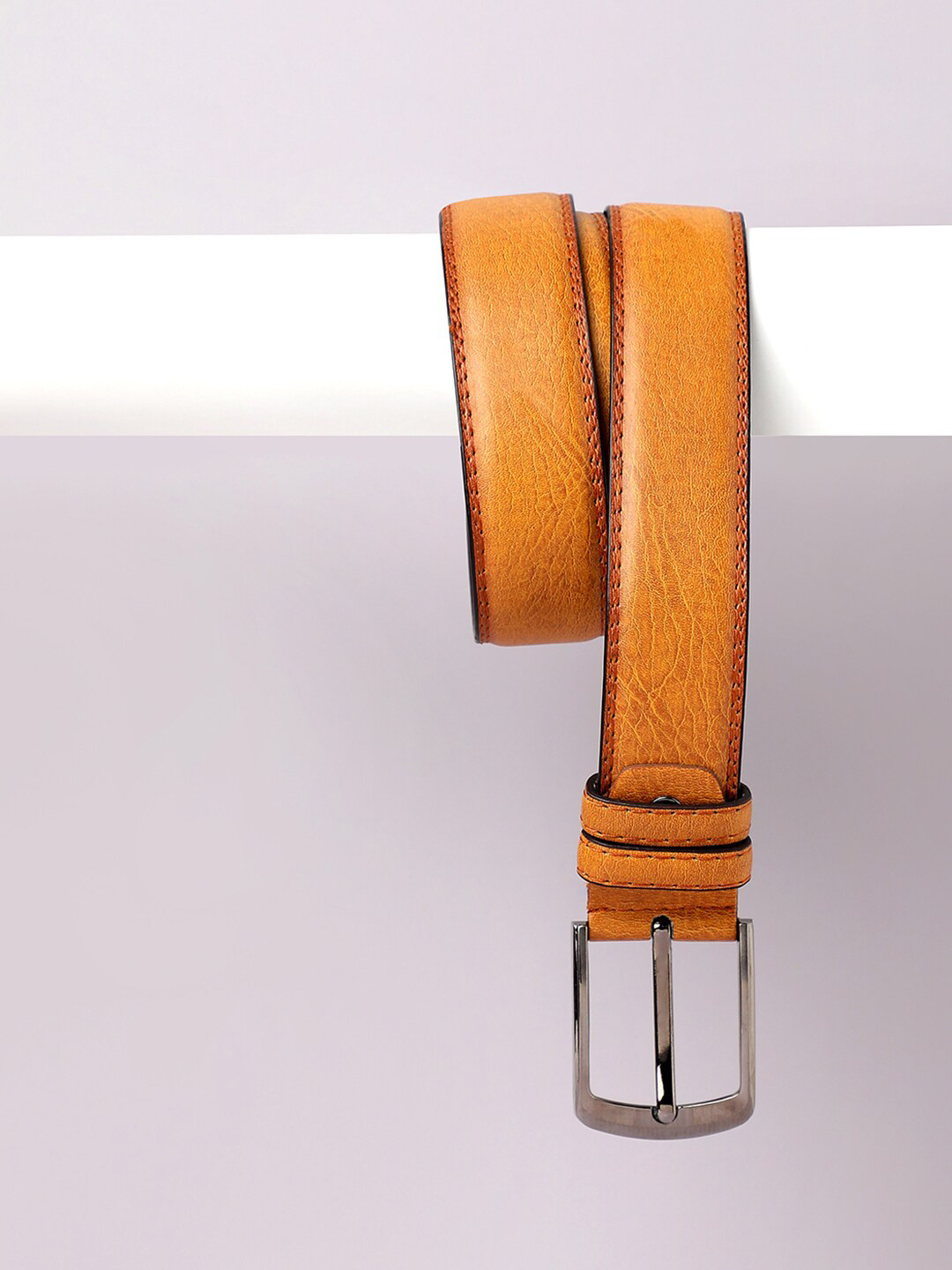 Buy French Accent Men Textured PU Belt - Belts for Men 22326366 | Myntra