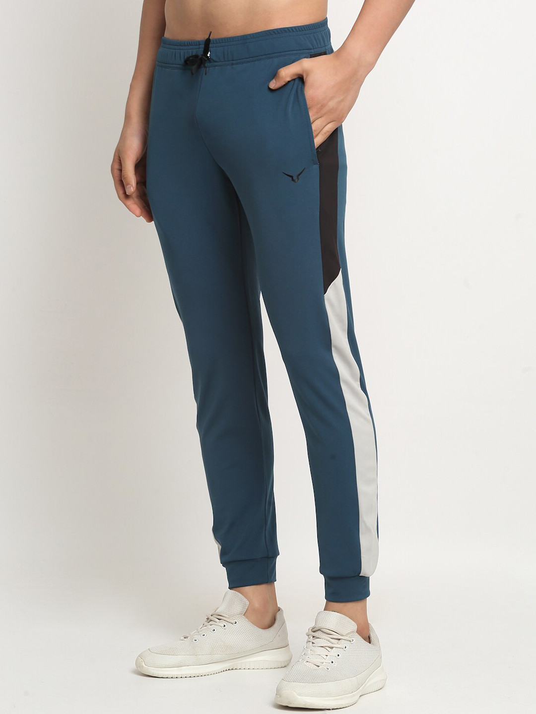 Buy Invincible Men Side Panel Detail Rapid Dry Slim Fit Joggers - Track ...