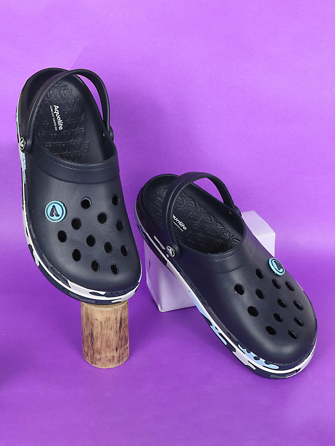 Buy Aqualite Men Round Toe Slip On Clogs - Sandals for Men 22337700 ...