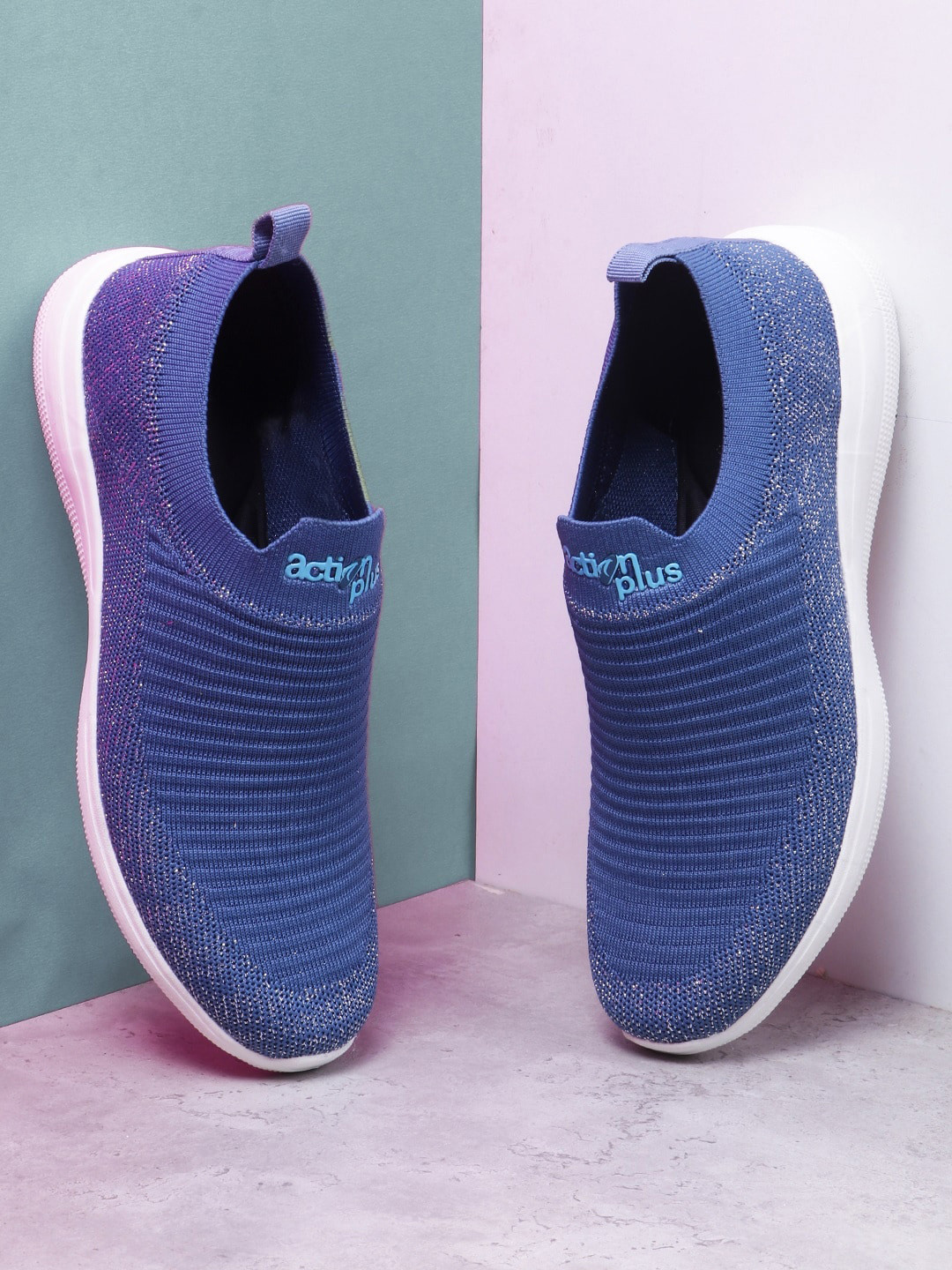 Buy Action EVA Flotter Women Woven Design Slip On Sneakers - Casual ...