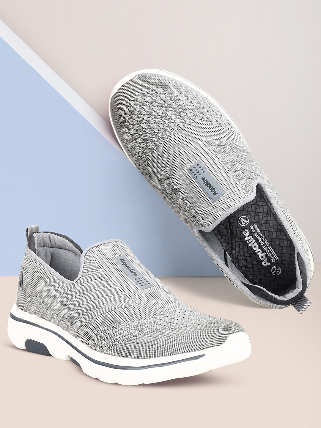 Buy Aqualite Men Elastic Fit Technology Non Marking Walking Sports ...
